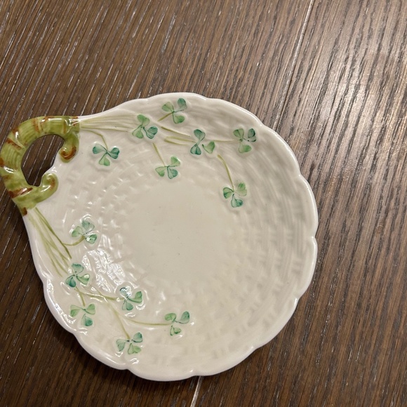 Beleek | Dining | Vintage Belleek Weaved Trinket Dish Stamped On Back ...